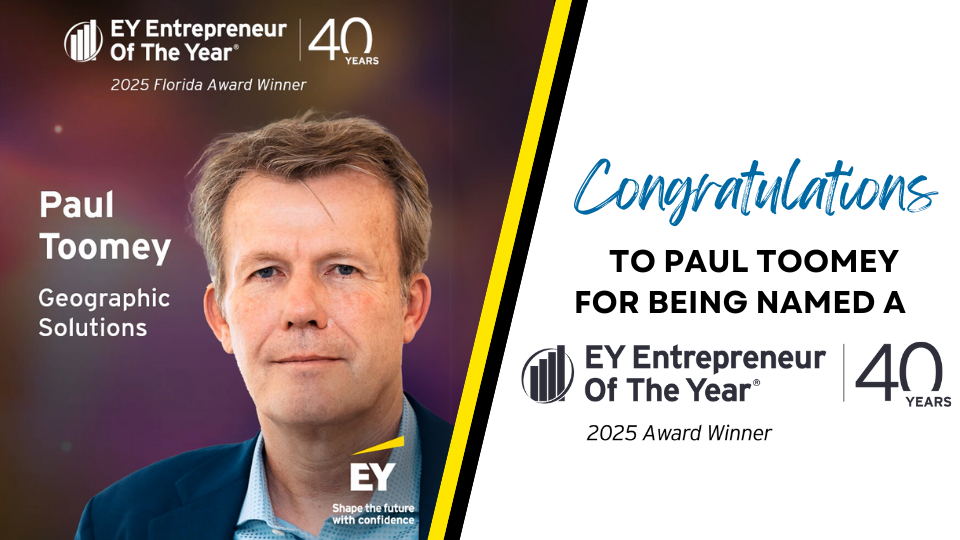 Newsroom | Geographic Solutions’ Paul Toomey Named an Entrepreneu