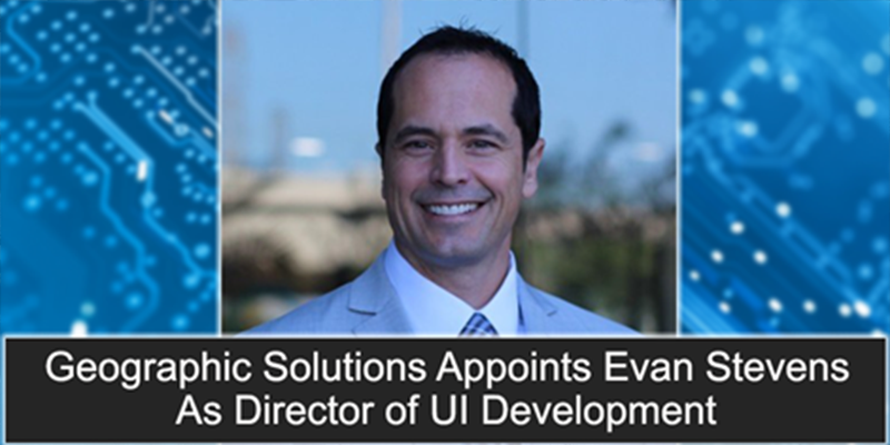 Newsroom | Geographic Solutions Announces Hire Of New Director Of