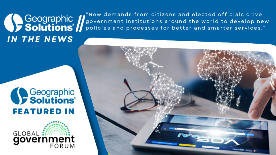 Newsroom | Geographic Solutions Publishes Article in the Global G