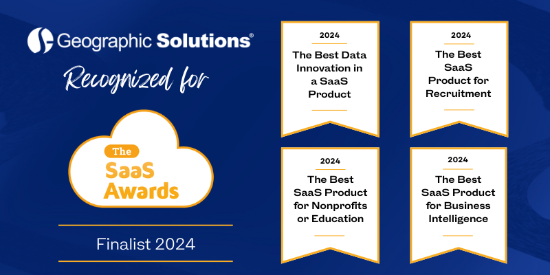 Newsroom | Geographic Solutions Named as Finalist for 2024 SaaS A