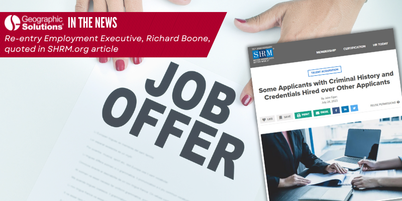 Newsroom | Our Re-entry Employment Executive, Richard Boone, Quot