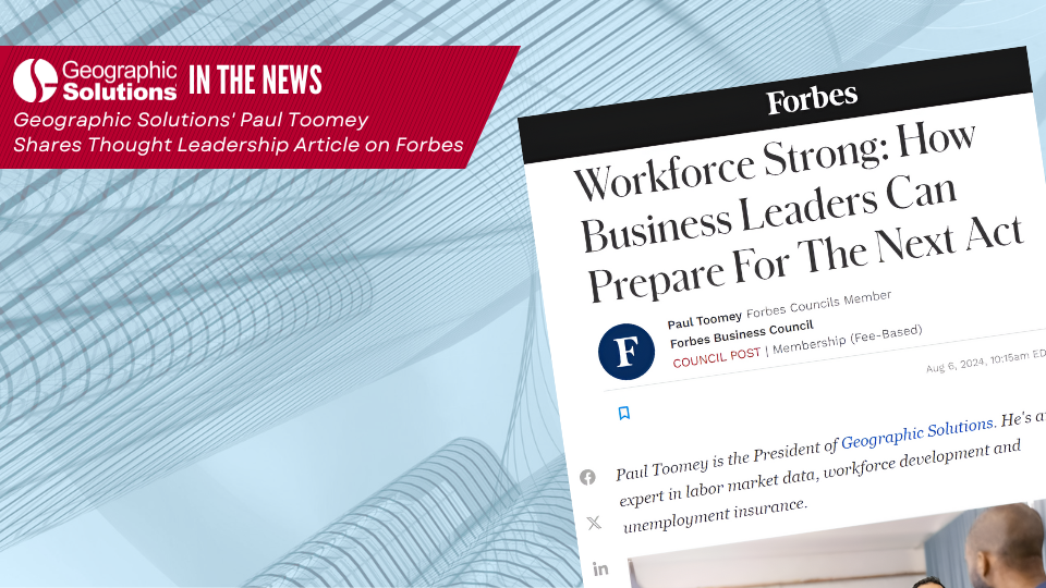 Newsroom | Geographic Solutions’ Paul Toomey Explores 2025 Hiring