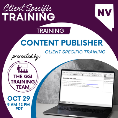 Client Training Center | Content